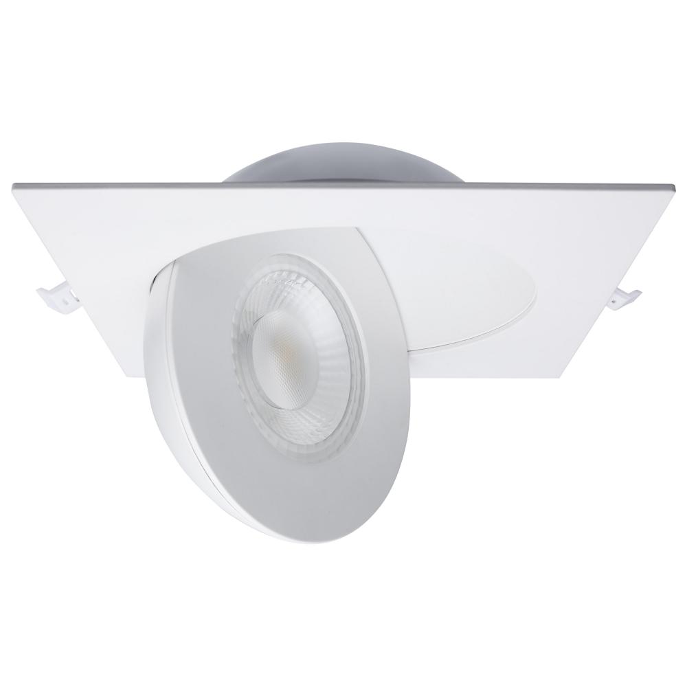 15 Watt; CCT Selectable; LED Direct Wire Downlight; Gimbaled; 6 Inch ...